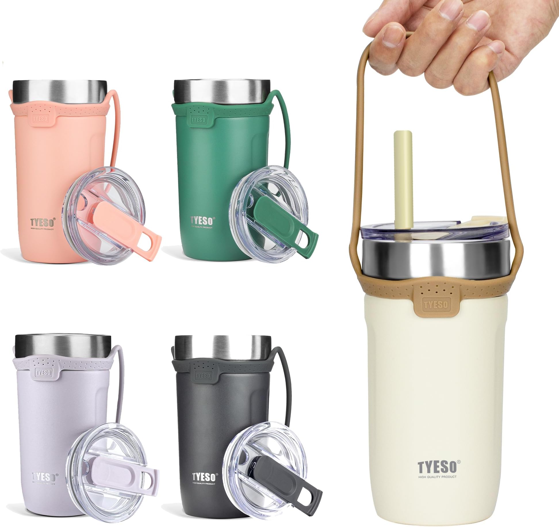 Amazon | ケトル ストロー 600ml 真空断熱タンブラー ストロー スポーツ ウォーターカップ ストロー ふりかけなし 大容量 保温保冷 伸縮ストロー 広口 ストロー付き タンブラー ...