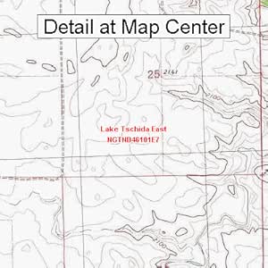 Amazon.com : USGS Topographic Quadrangle Map - Lake Tschida East, North ...