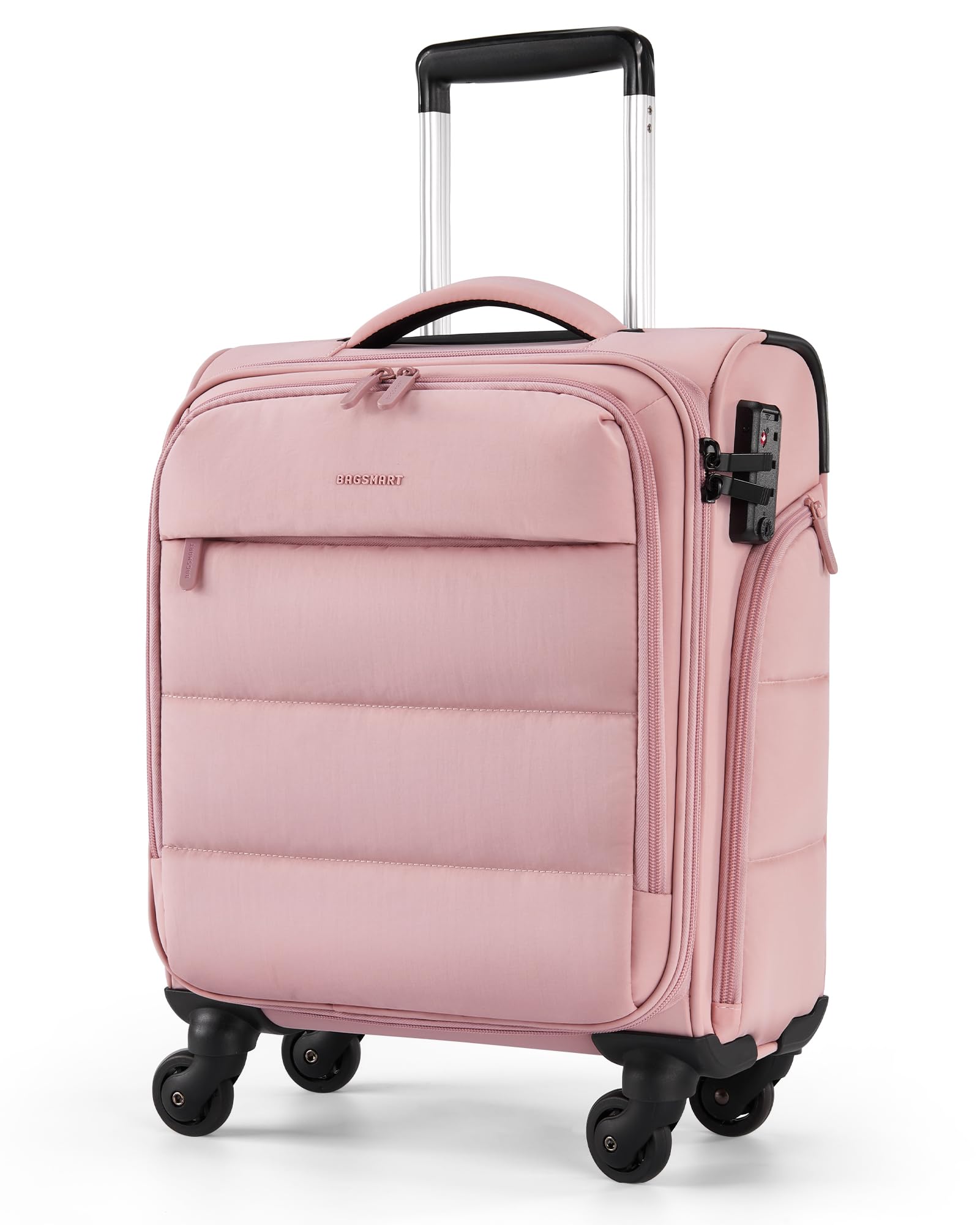 Amazon.com | BAGSMART Underseat Carry on Luggage with Wheels, 16-inch ...