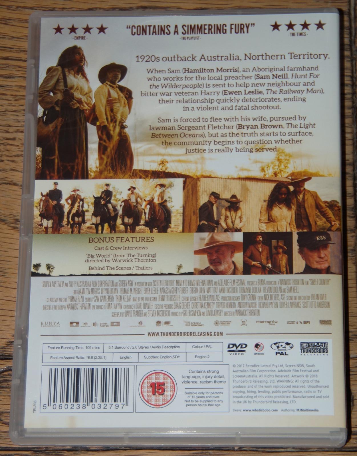 Sweet Country [Blu-ray] [Blu-ray]: Amazon.co.uk: DVD & Blu-ray