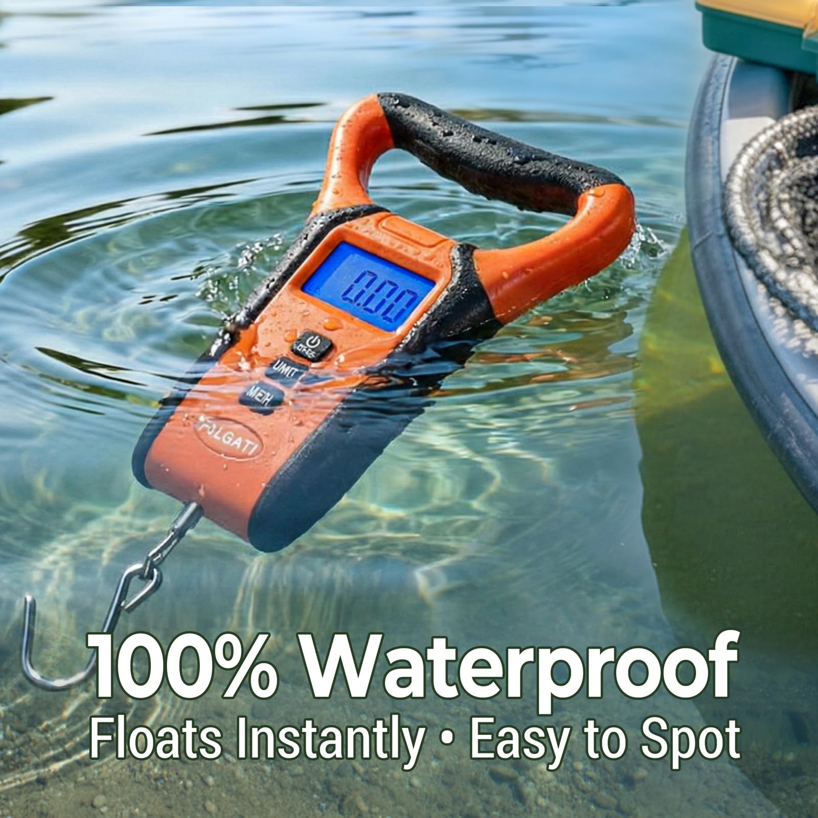 Snapklik.com : FULGATI Fish Scale Digital Waterproof Floating
