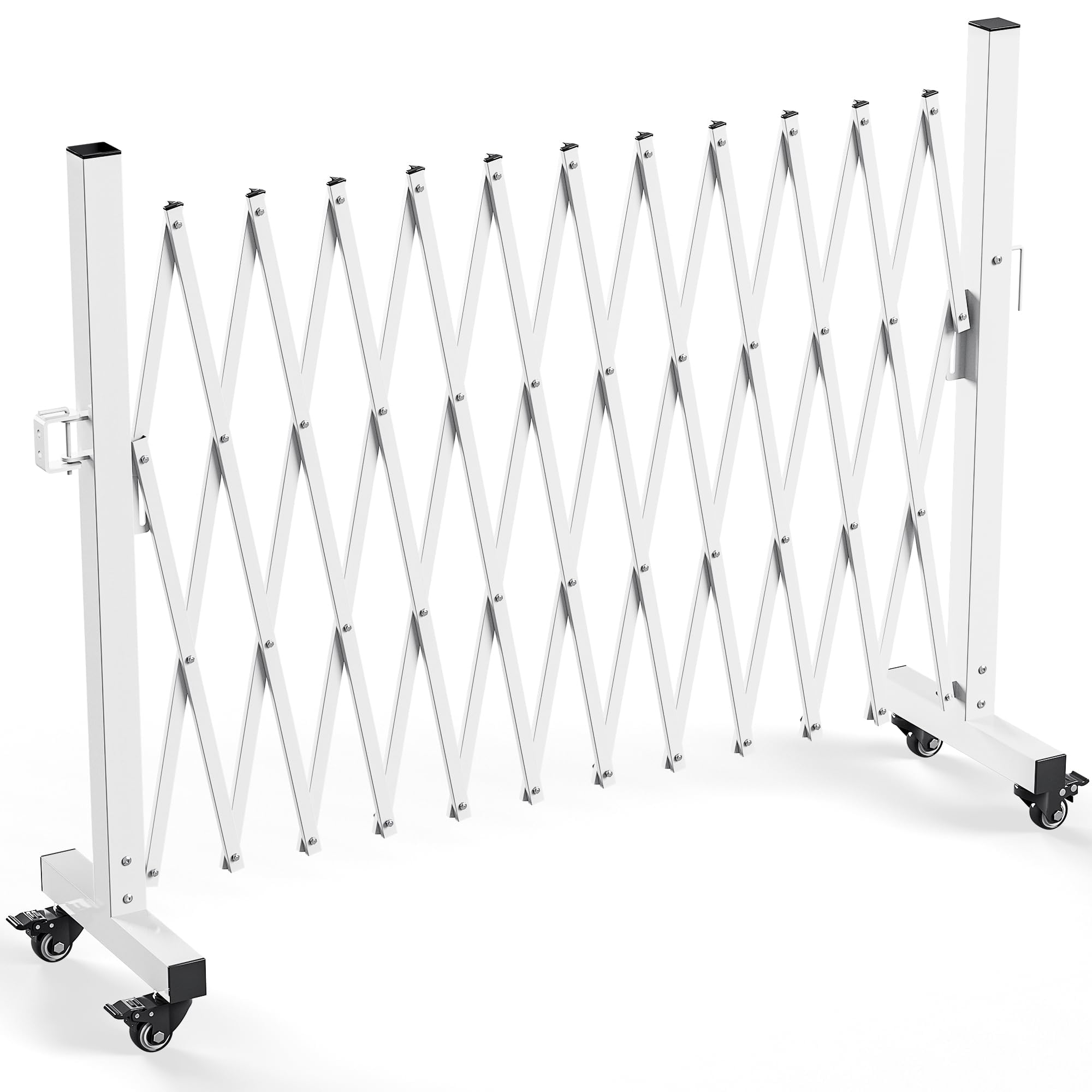 Snapklik.com : YITAHOME Metal Expandable Mobile Barricade Gate, 12FT ...