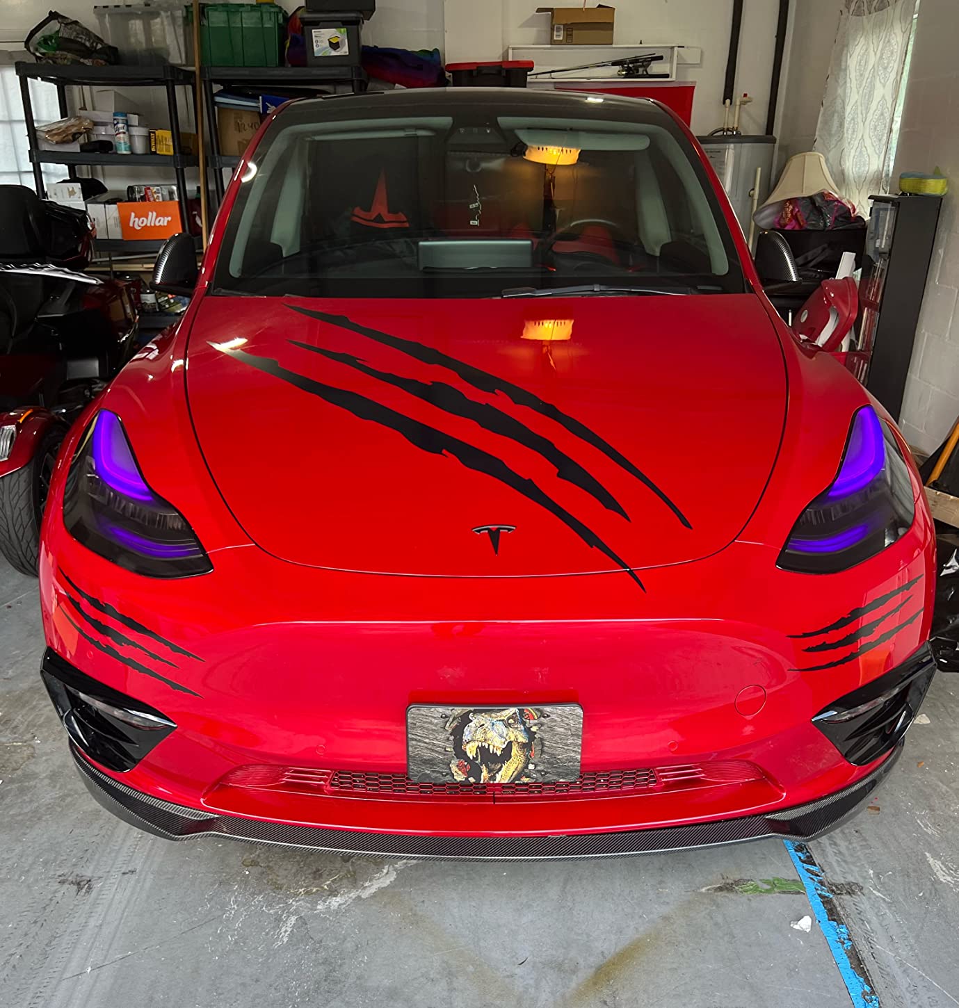 $6/mo - Finance Powlamks 3D Metal Emblem Sticker for Tesla Model 3 ...