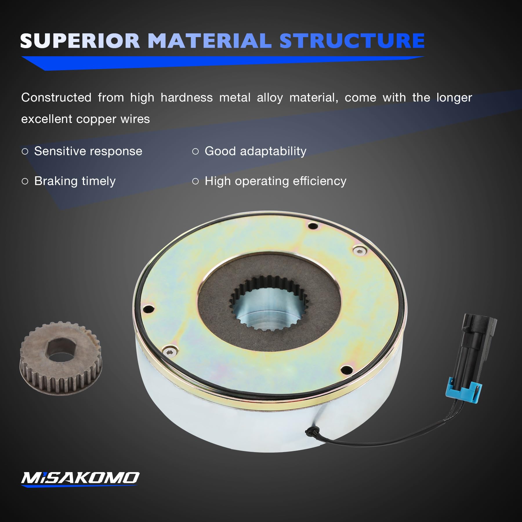 Upgraded Golf Cart Motor Brake, Compatible with 2008-2019 EZGO RXV 48V ...