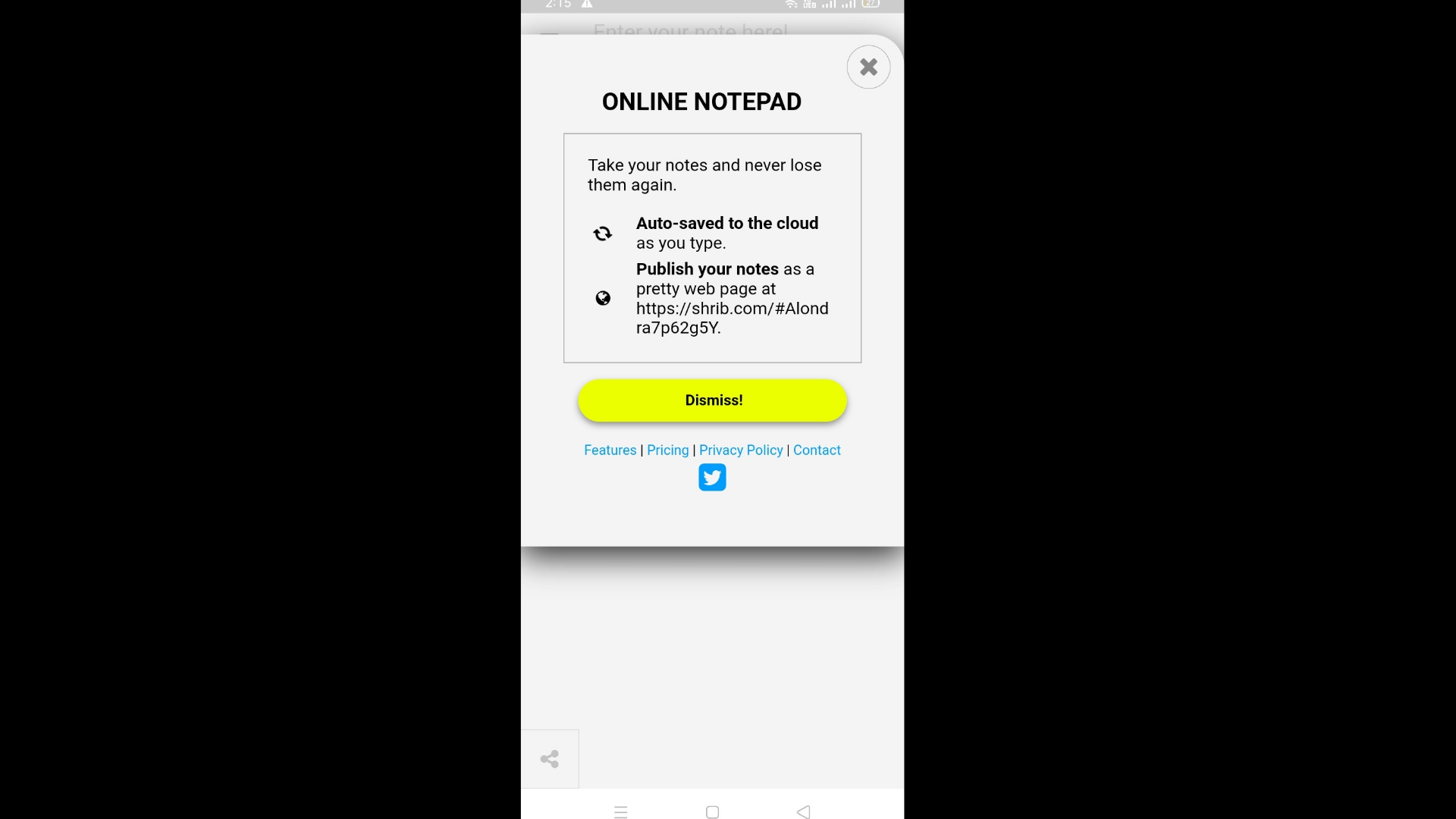 Shrib Notepad - App on Amazon Appstore
