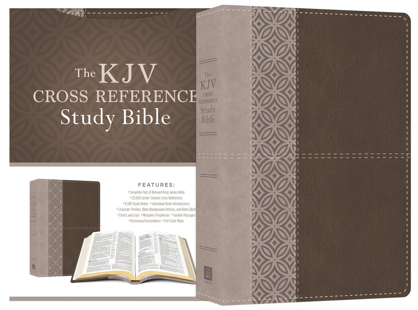KJV Cross Reference Study Bible [Stone]: Hudson, Christopher D., Compiled by Barbour Staff ...