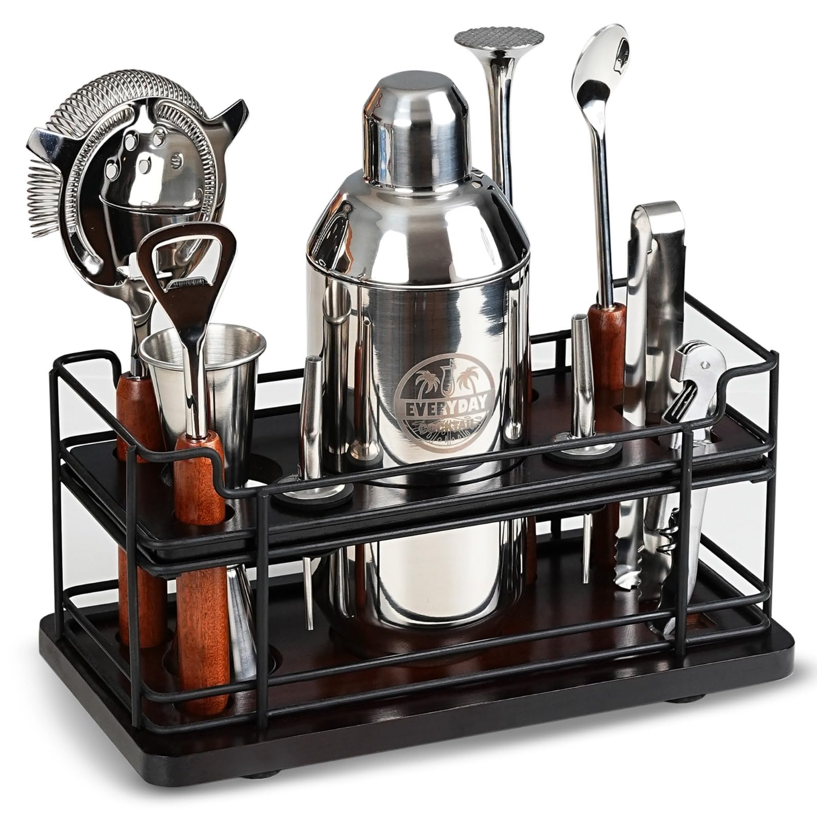 Amazon.com: EVERYDAY COCKTAIL® |10-Piece Luxury Bar Tools Set with ...