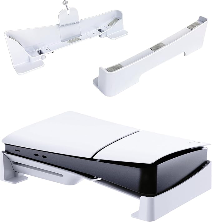 Amazon.com: YUFANLI PS5 Slim Horizontal Stand, Base Stand for ...