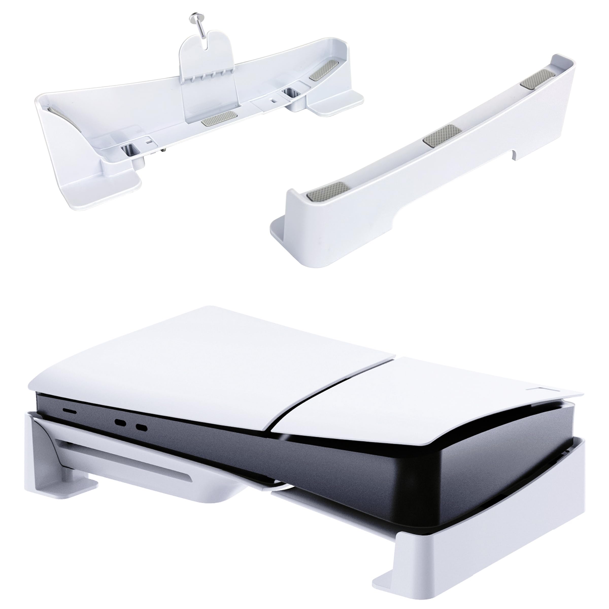 Amazon.com: YUFANLI PS5 Slim Horizontal Stand, Base Stand for ...