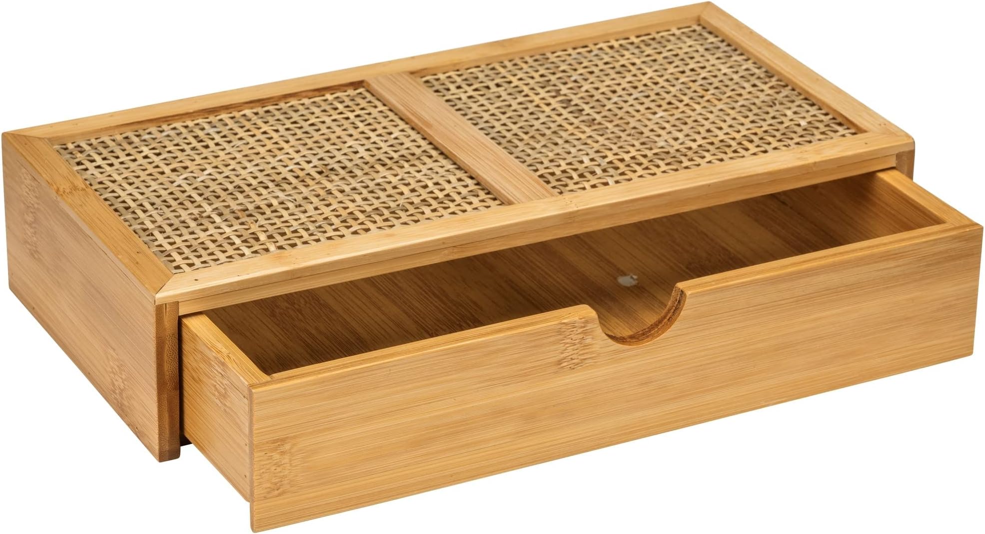 WENKO Badbox Allegre, dekorative Box mit Schublade im trendigen Boho ...
