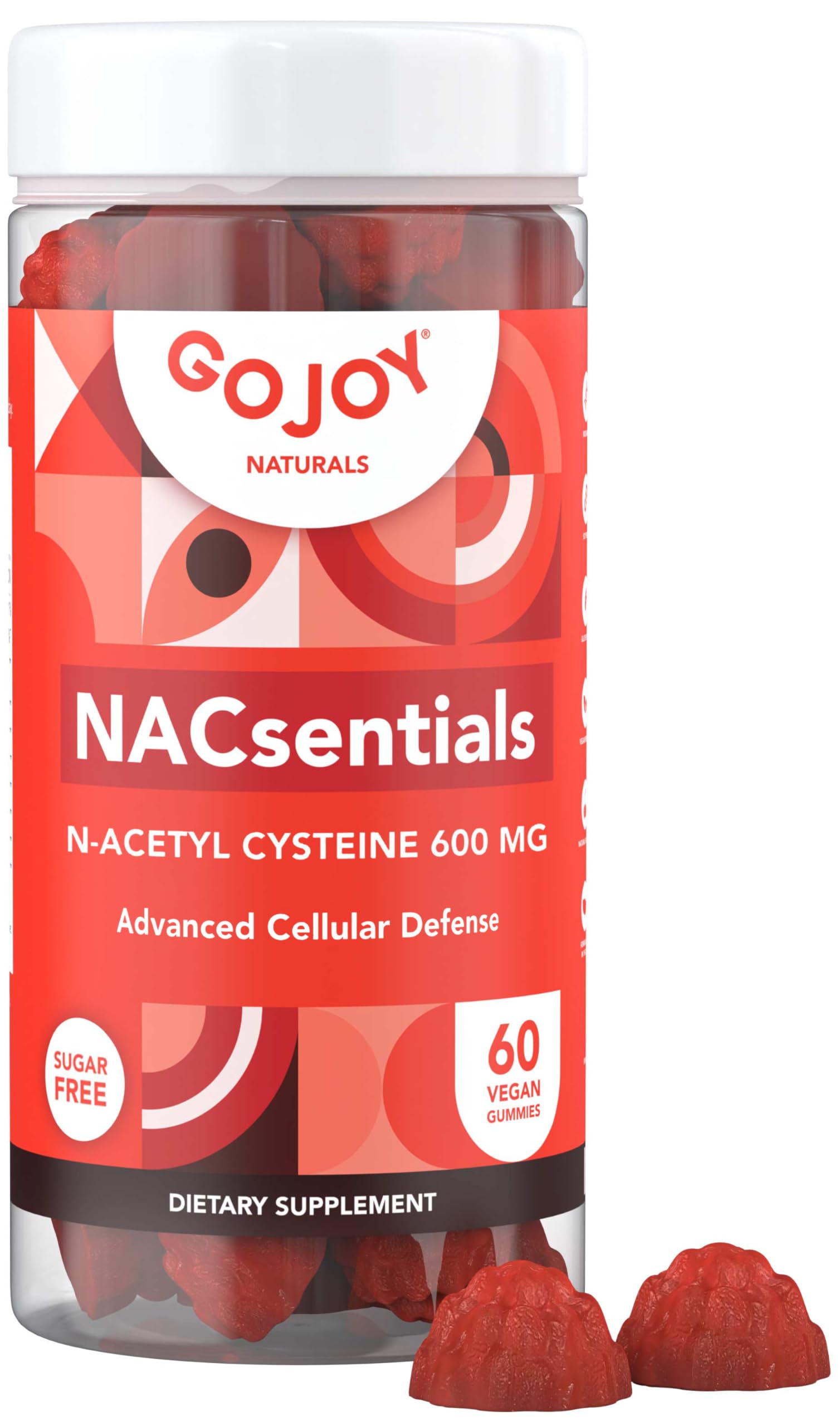Amazon.com: GOJOY NATURALS 7-in-1 Vegan NAC 600mg Gummies - Sugar Free ...