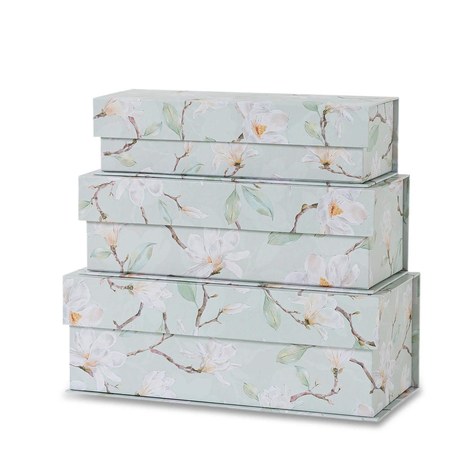 Amazon.com: Soul & Lane Decorative Storage Boxes with Lids, Set of 3 ...