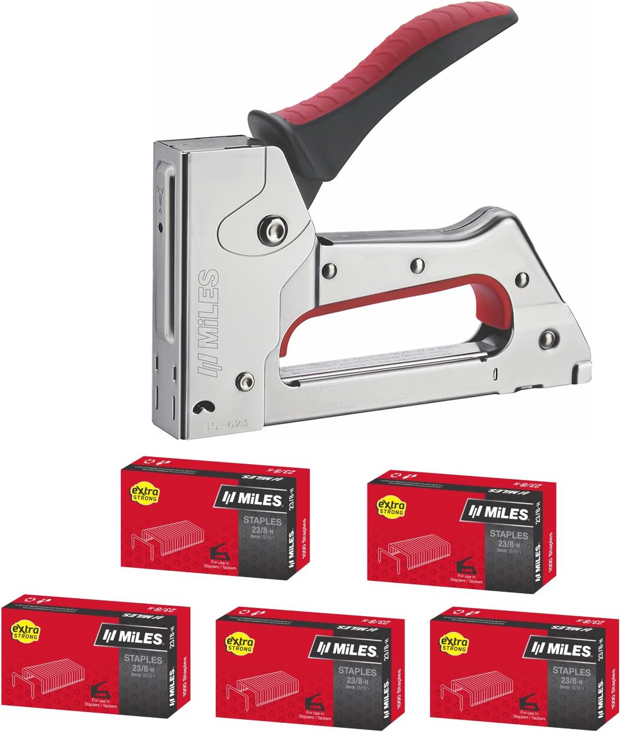 amazon basics 3 in 1 Heavy Duty Staple Gun with staples - (4-14mm) 600 ...