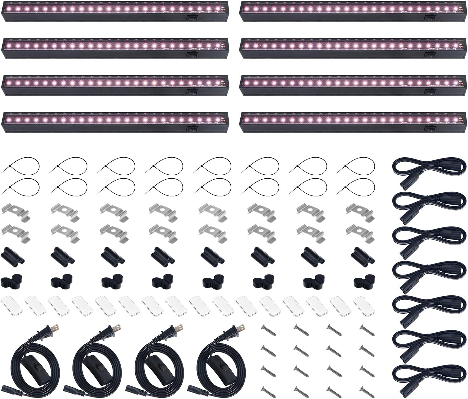 Amazon.com : Barrina 1ft Grow Lights for Indoor Plants Full Spectrum ...