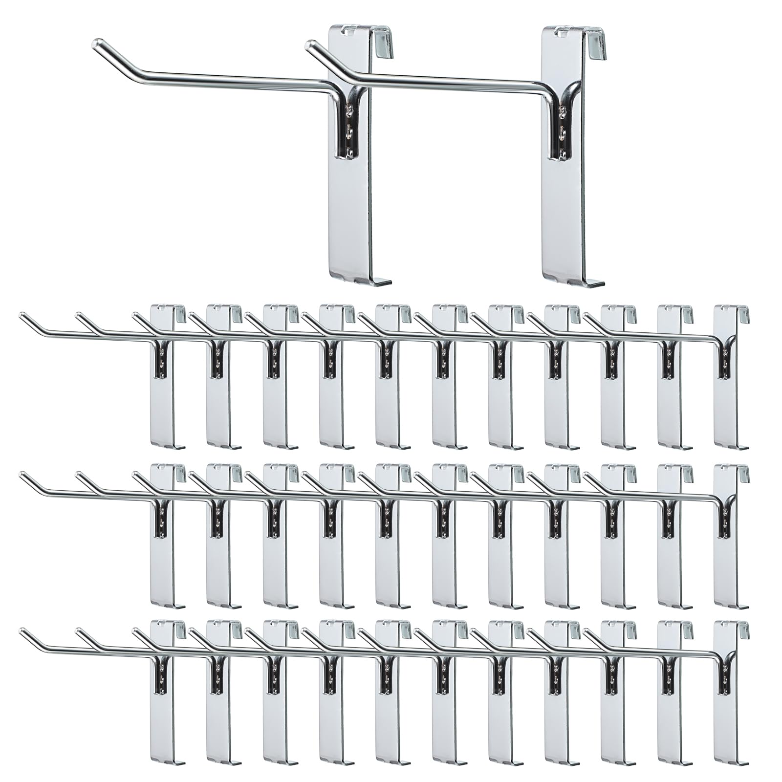 Amazon.com: Sumnacon Grid Wall Hanging Hooks 35 Pcs Hooks for Grid Wall ...