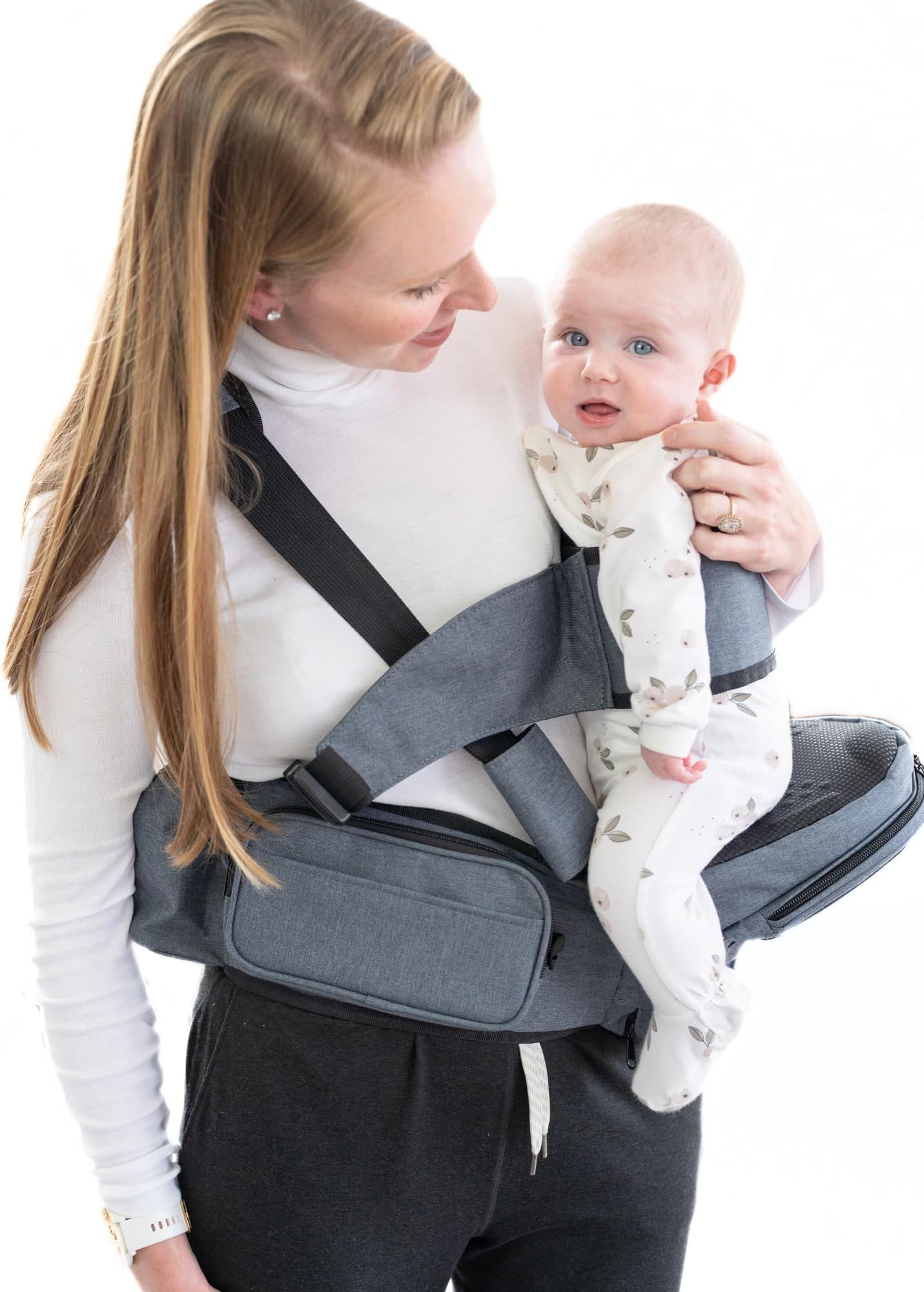 Amazon.com: Tushbaby - Safety-Certified Hip Seat Baby Carrier - Mom’s ...