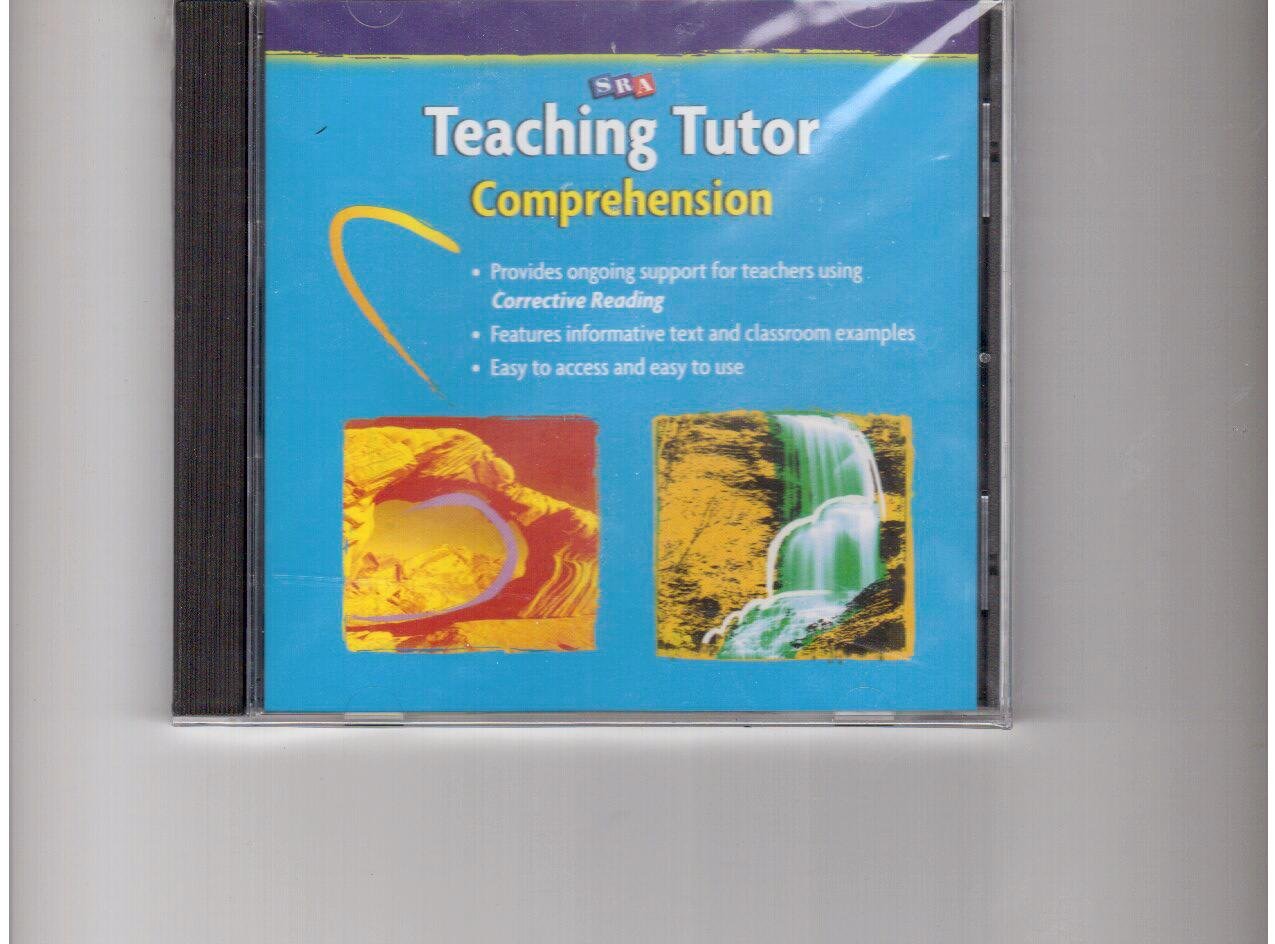 Corrective Reading Comprehension, Teaching Tutor Software (CORRECTIVE ...