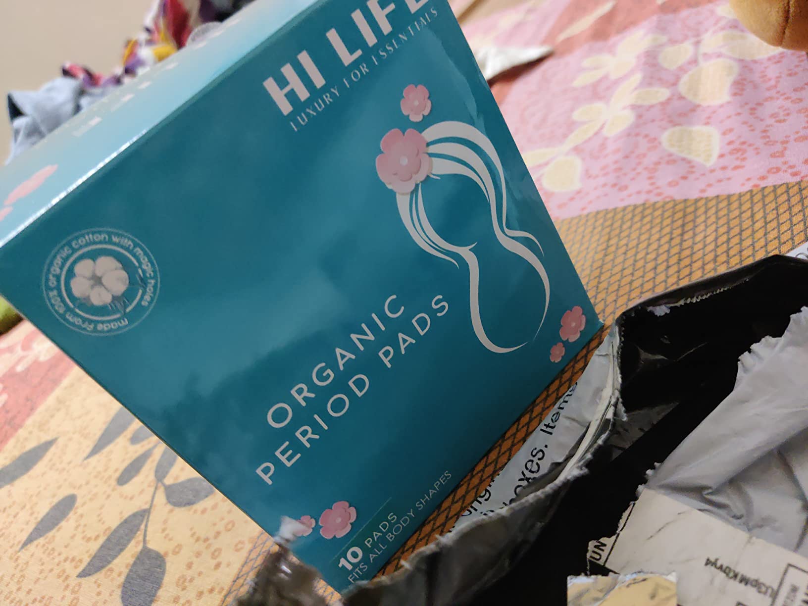 Buy Hi Life Flow Easy Organic Sanitary Pads | Rash free Sanitary Pads ...