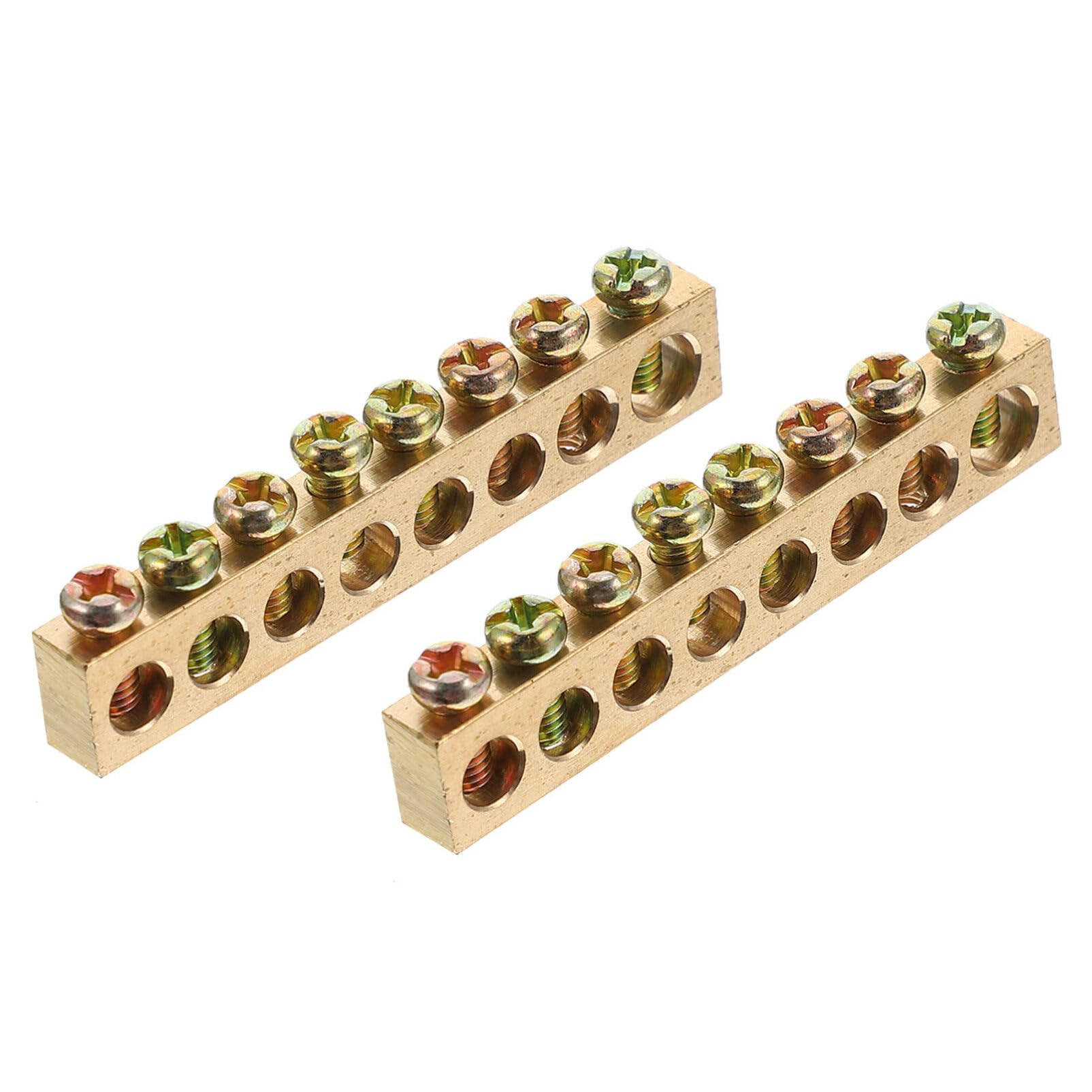 Buy SOLUSTRE 4 Pcs 12 Hole Terminal Copper Terminal Connected To Zero ...