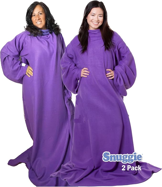 Amazon.com: Snuggie- 2 Pack The Original Wearable Blanket That Has ...