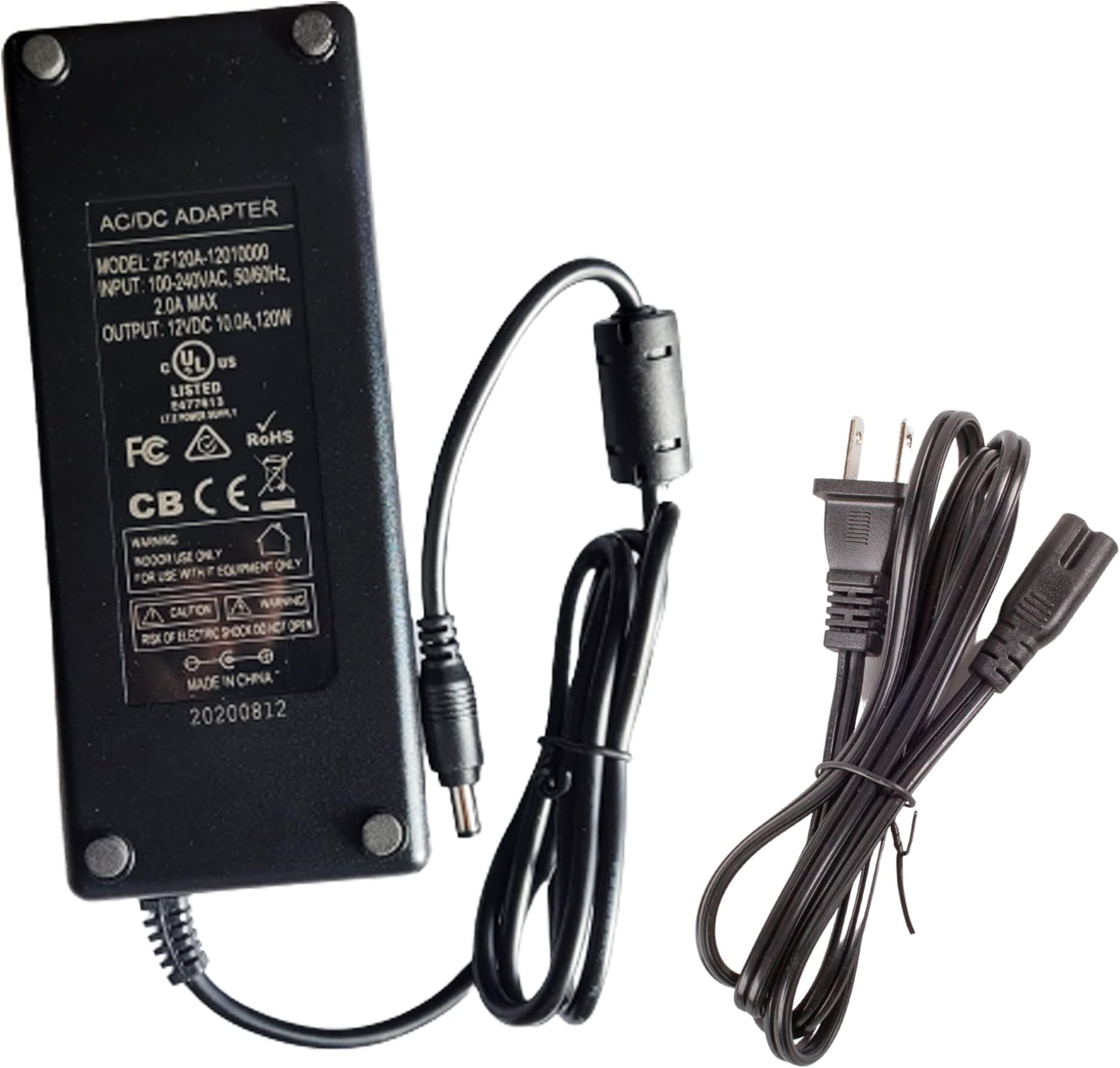 Amazon.com : UL Listed AC 100-240V to DC 12V 10A 120w LED Light AC ...