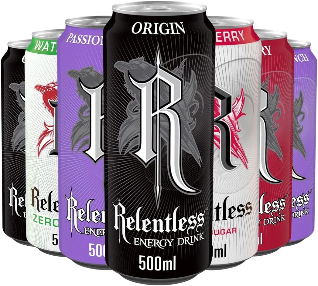 Energy Drink Assorted Bundle Pack 12 x 500ml – Assorted Cans pack for ...