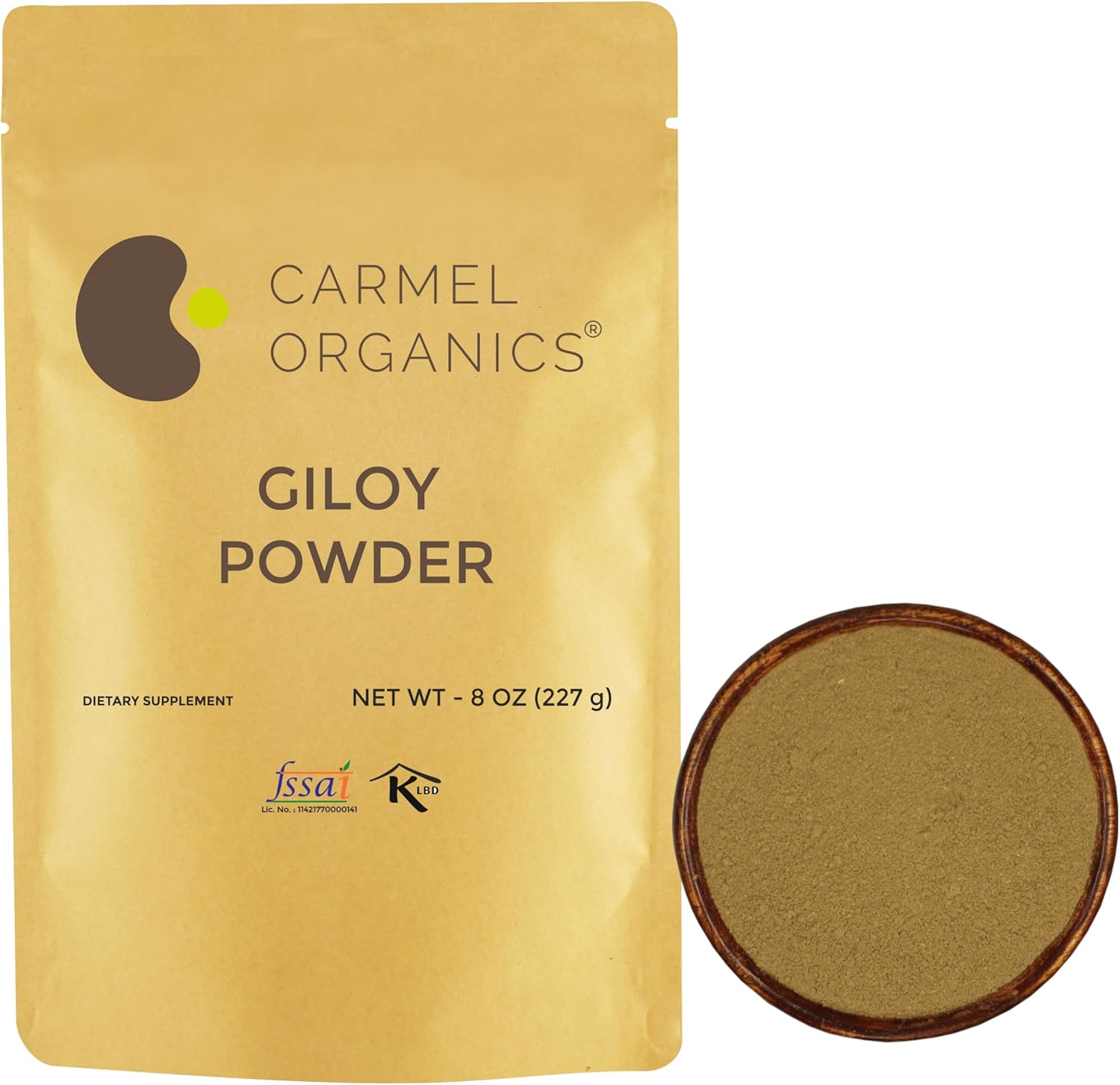 Amazon.com: CARMEL ORGANICS Giloy Stem Powder (8 Ounce or 0.5 LBS (Pack ...