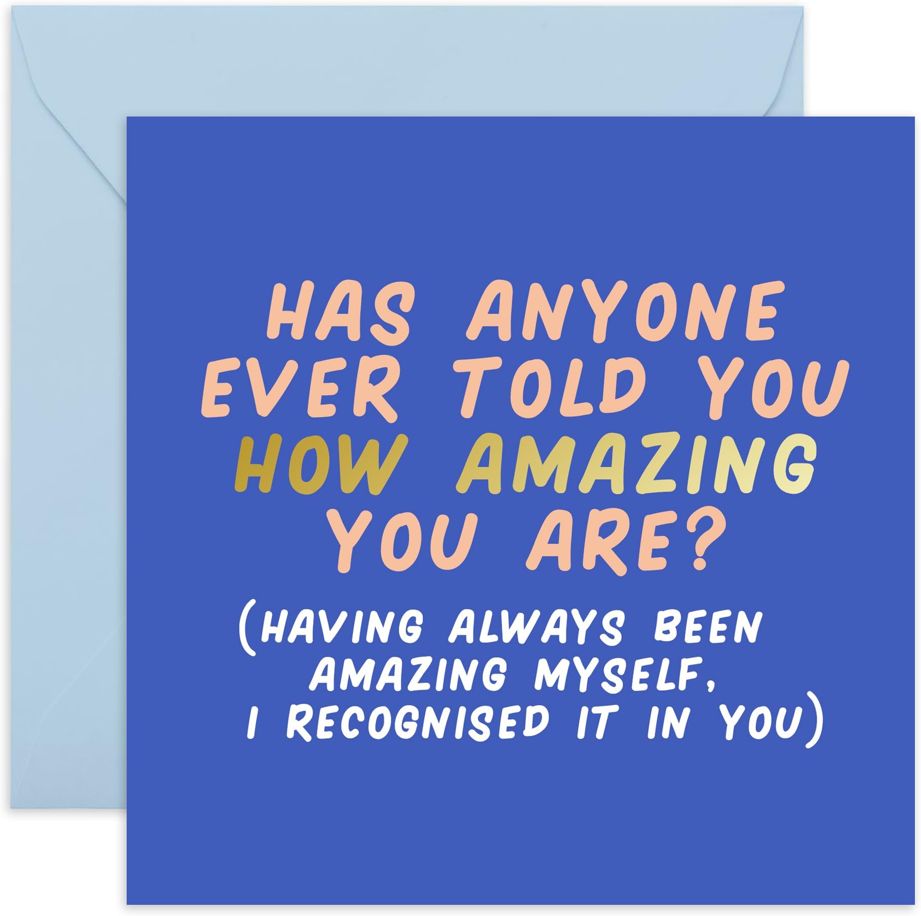 Beautiful Gold Heart Birthday Card - "You Have No Idea How Amazing You ...