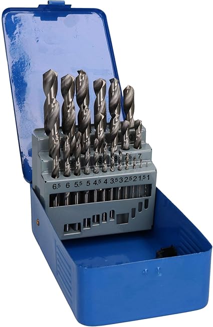Amazon.com: HSS Metric MM Drill Bit Set For Metal Wood Steel 1mm - 13mm ...