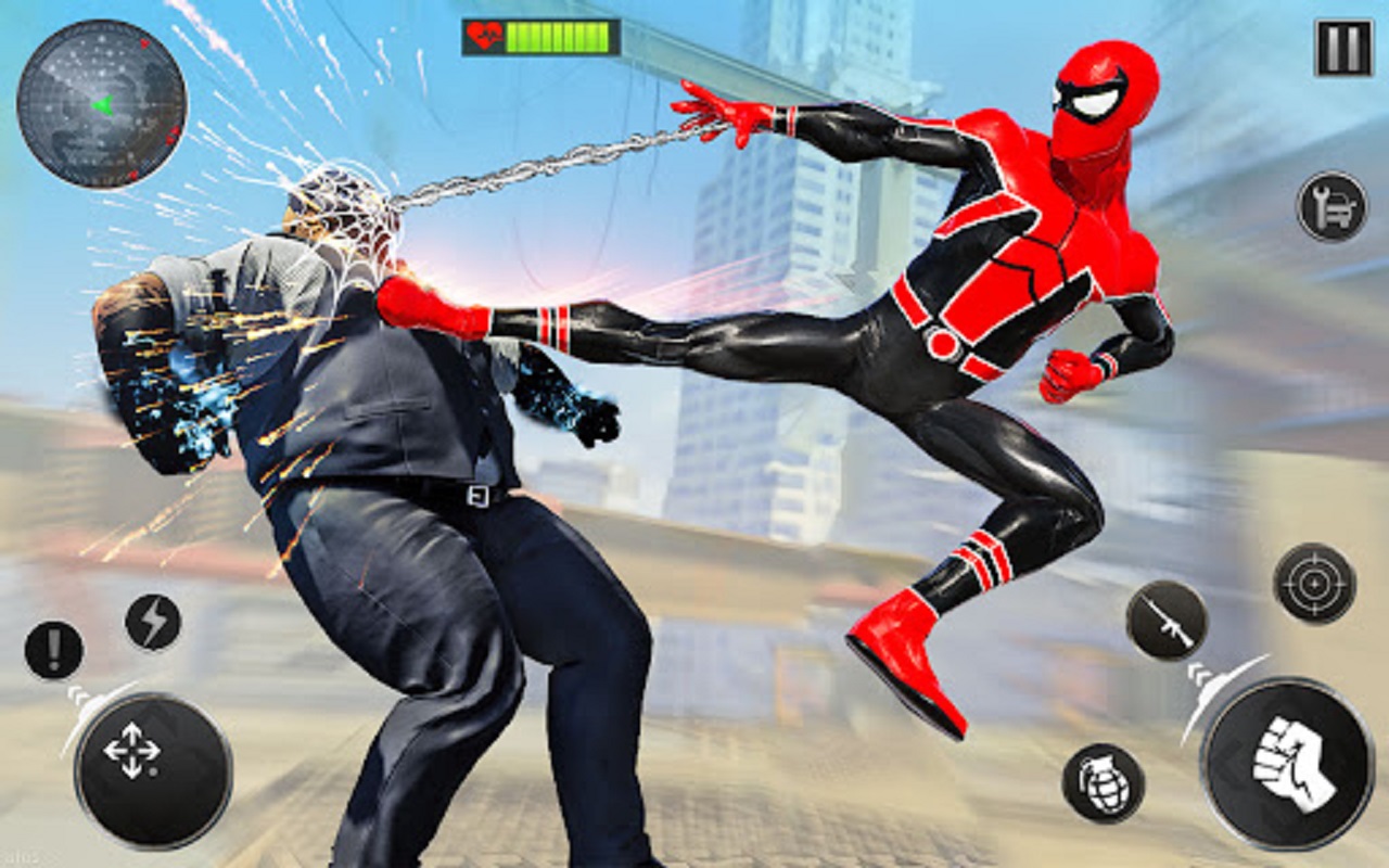 Spider Fighting Hero Game, Spider Vice Town Rope Hero Man, Spider Rope ...
