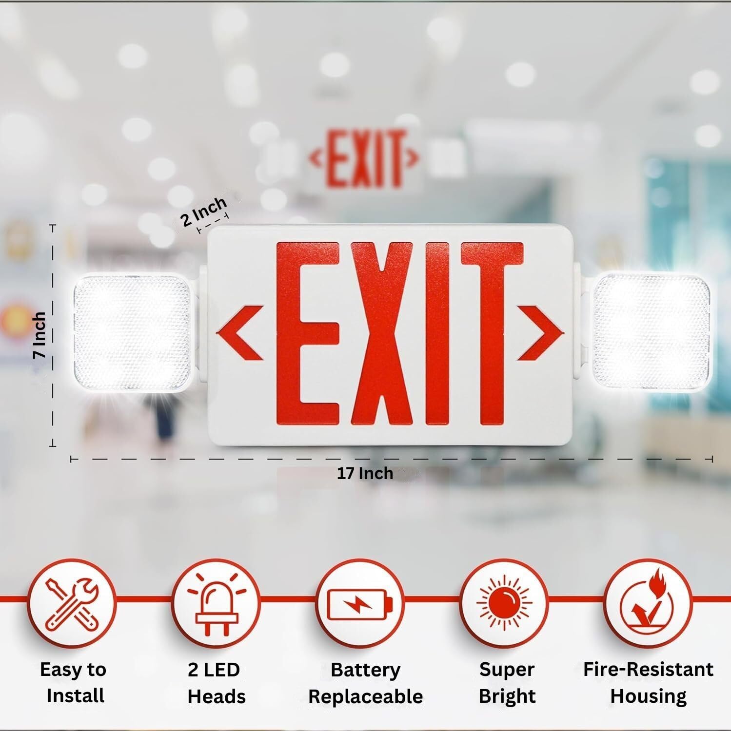 Snapklik.com : Ciata LED Exit Signs