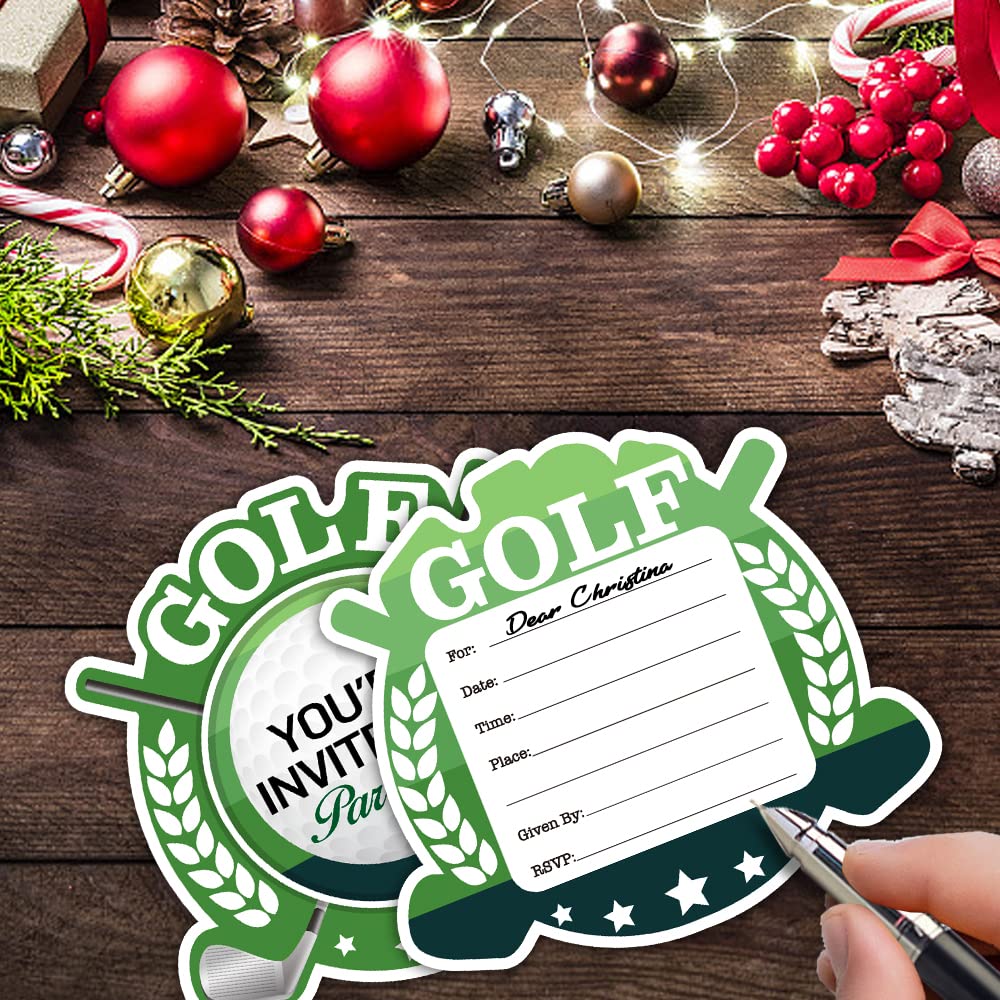 Golf Themed Wedding Invitations Golf Course Wedding Invitations Etsy
