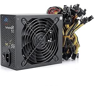 Amazon.com: 1600W Mining Power Supply Modular Mining PC Power PSU ...