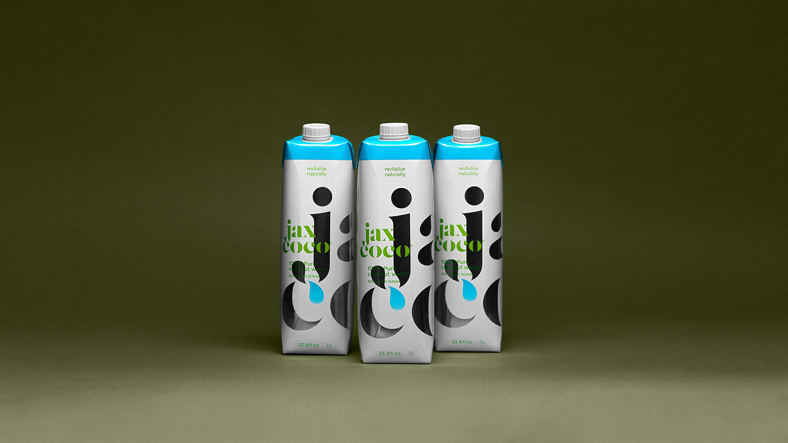 Buy Jax Coco - 100% Pure Coconut Water | 12 x 1L | Coconut Water ...