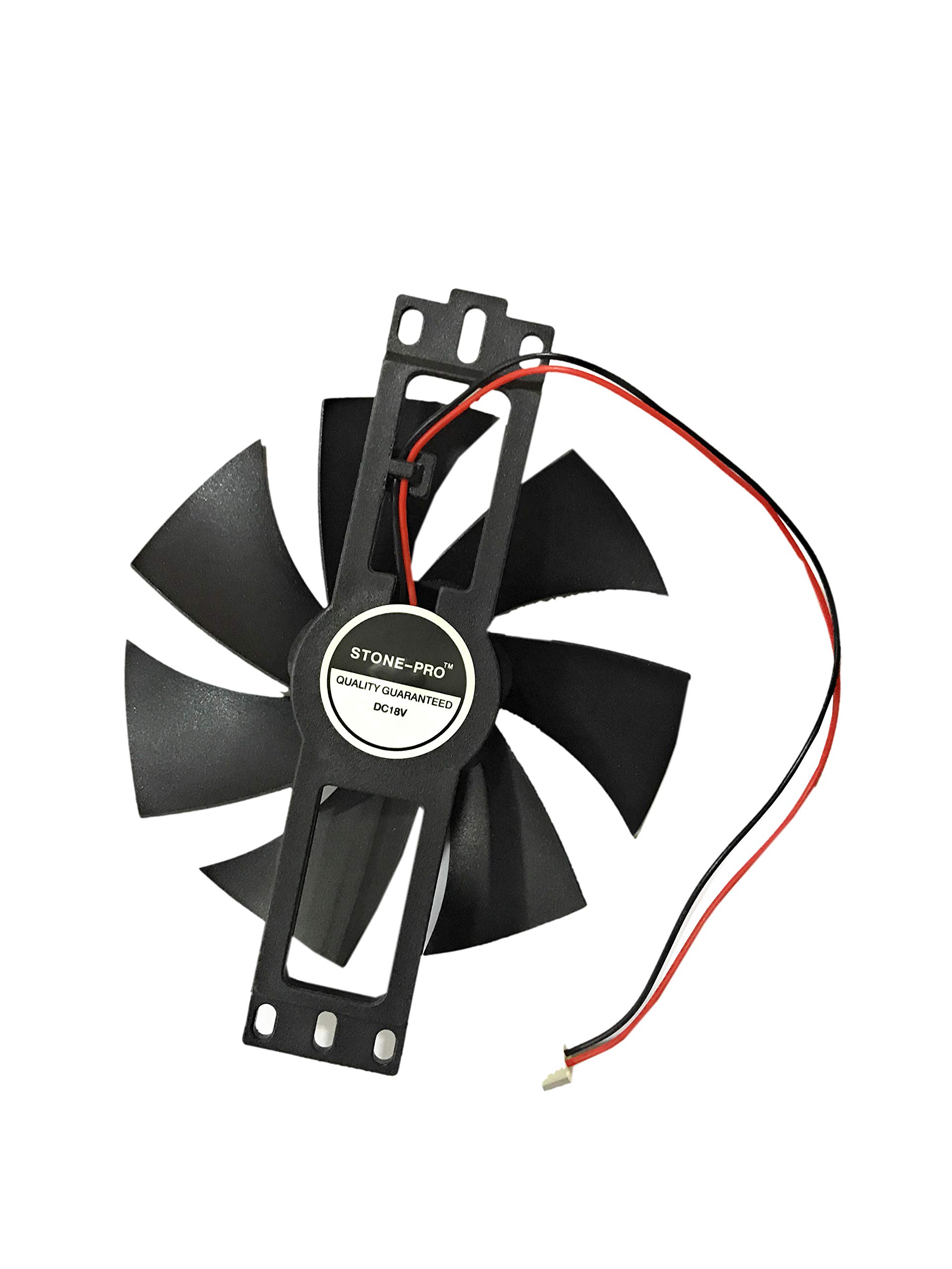STONE-PRO DV 18V Plastic Cooling Fan for Induction Cooker Black ...