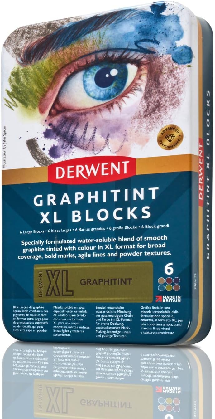 Derwent Graphitint Tinted Graphite Drawing Pencils, Getönte Graphit ...