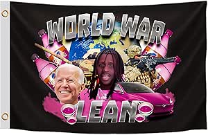 Amazon.com : 3x5 Feet World War Lean Polyester Flag with 2 Brass ...