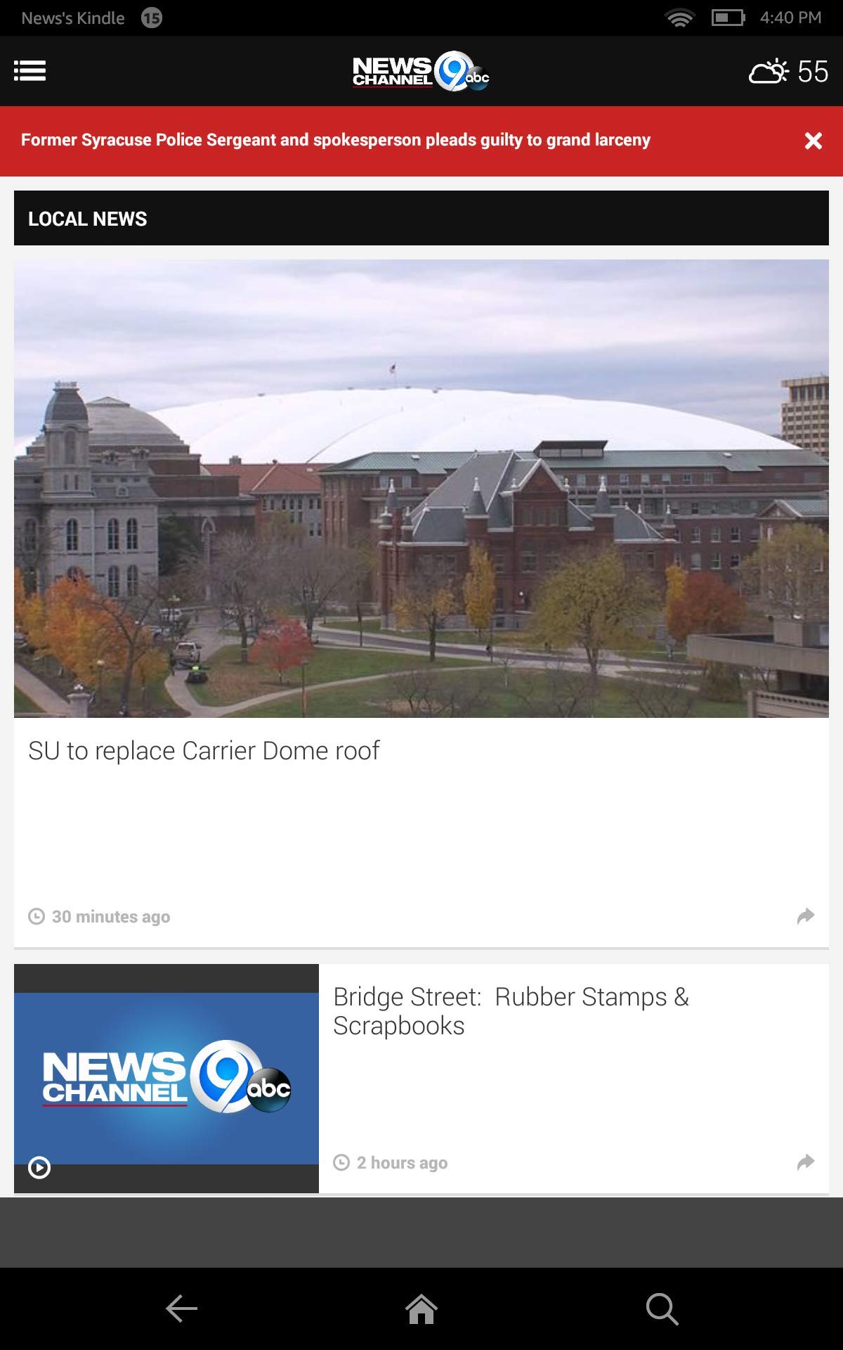 NewsChannel 9 WSYR Syracuse - App on Amazon Appstore