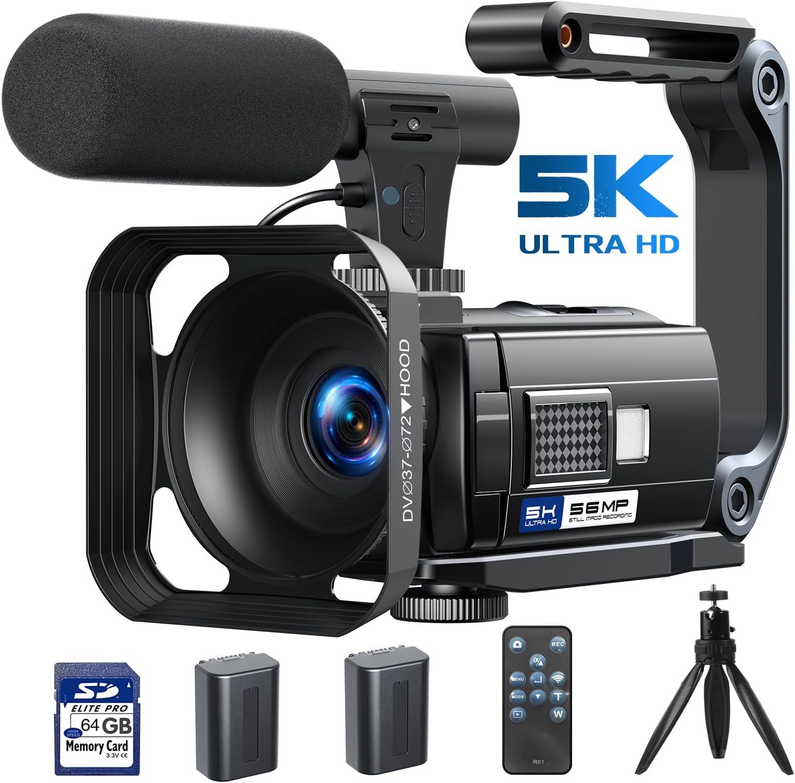 Amazon.com : ORDRO 4K Video Camera Camcorder 10X Optical Zoom&120X ...