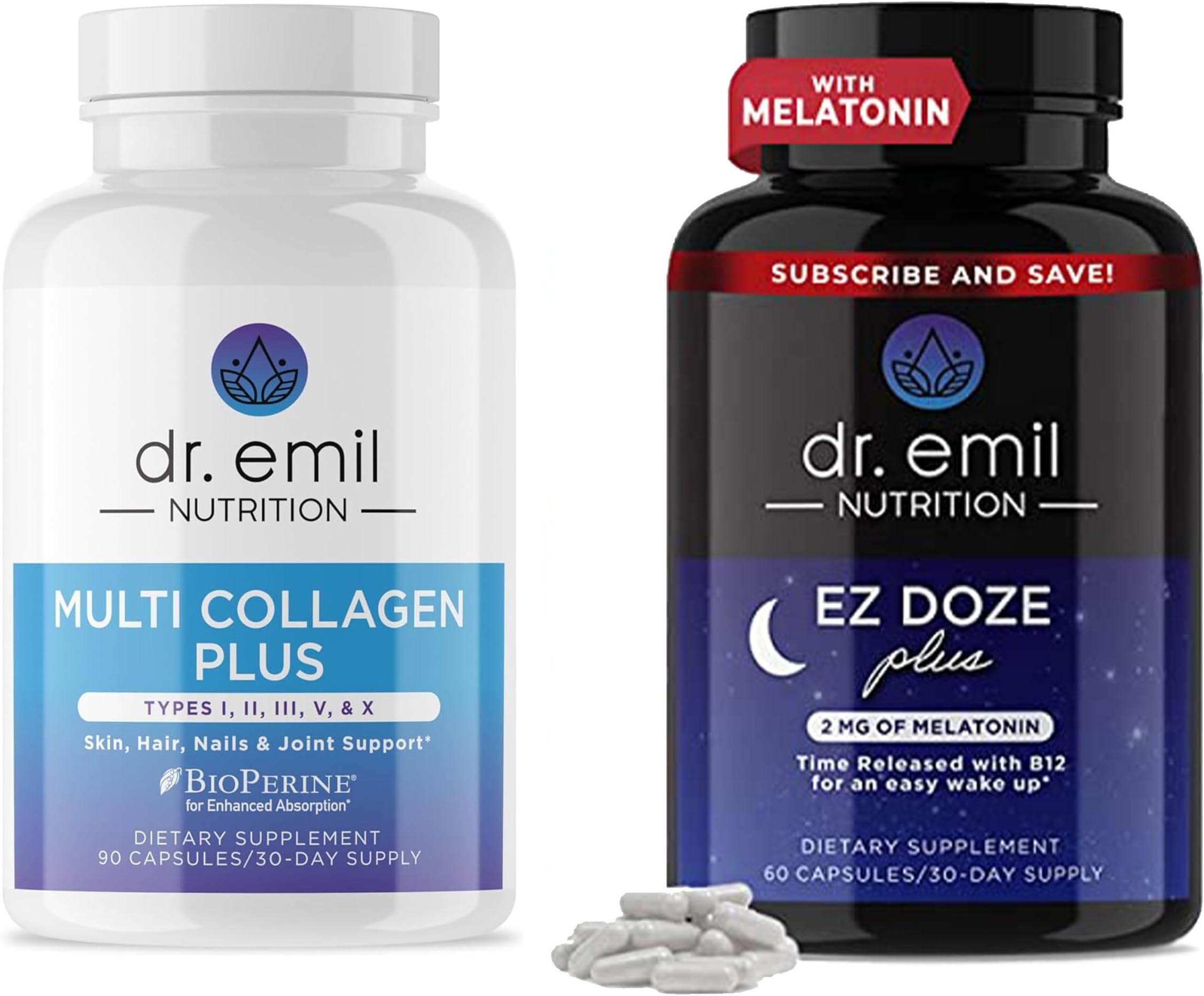Amazon.com: DR. EMIL NUTRITION Multi Collagen Plus Sleep Bundle ...