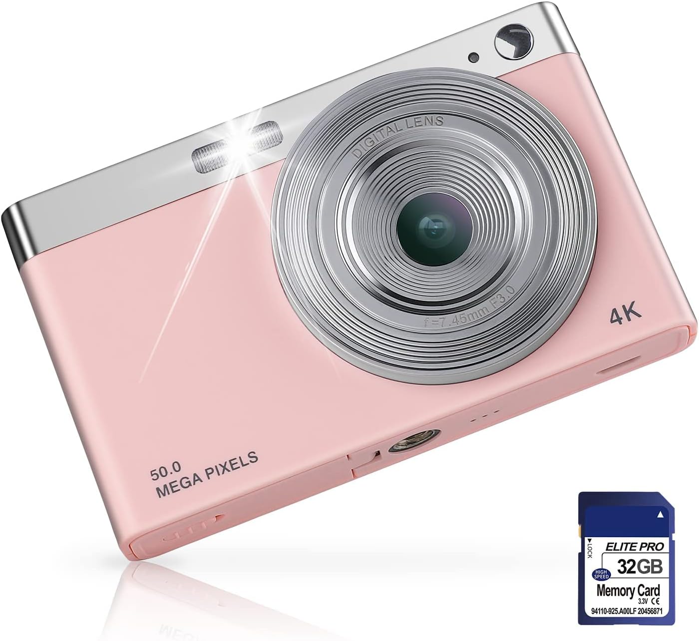 Amazon Canada: Digital Camera 4K 50MP with 32GB SD Card 2.88" IPS LCD ...