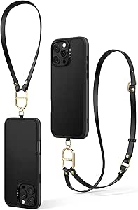 Amazon.com: CYRILL Kajuk Mag Compatible with iPhone 16 Pro, Premium Vegan Leather Wristlet ...