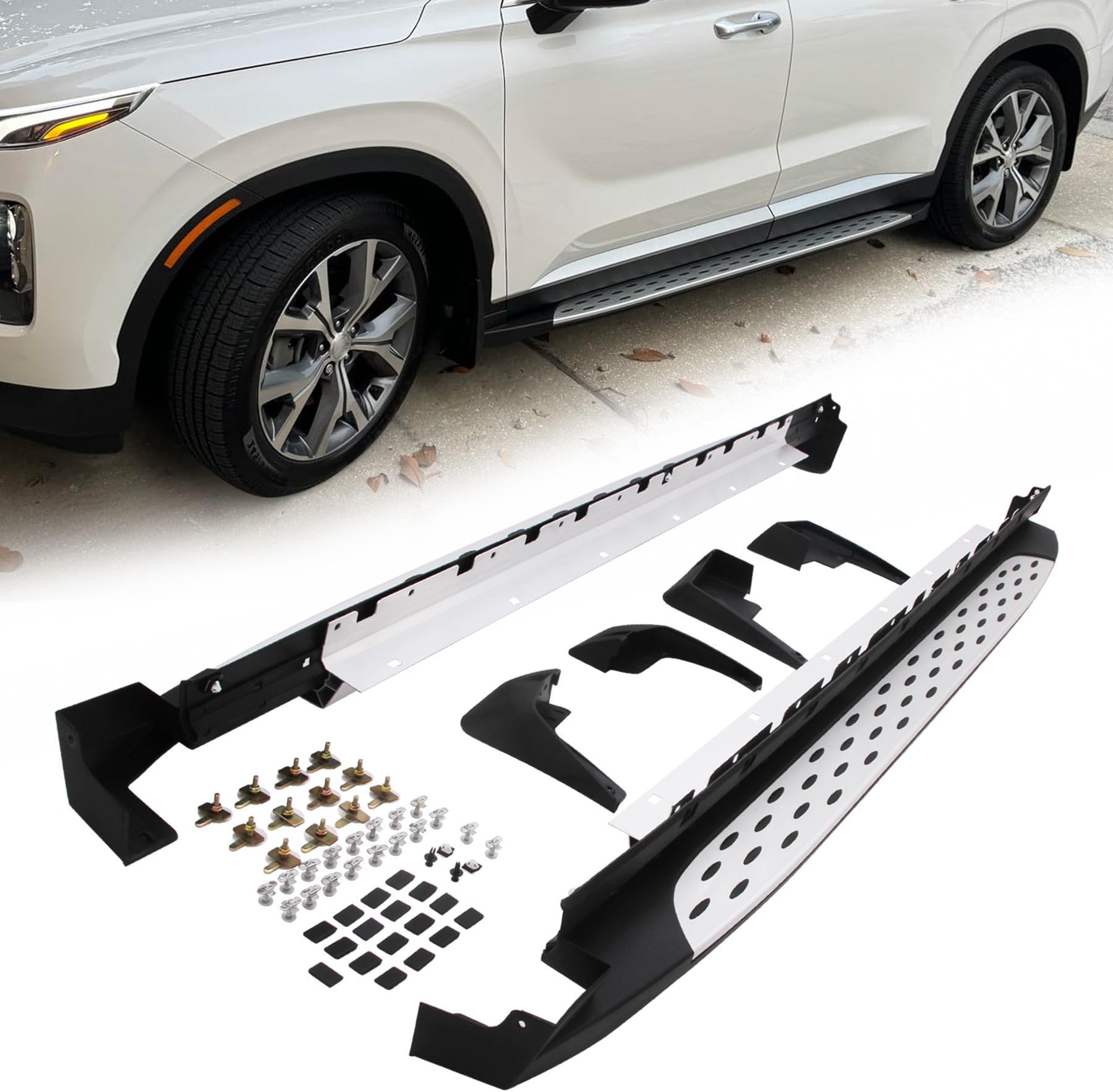 Amazon.com: Running Board Fit for Hyundai Palisade 2020-2025 Nerf Bar ...