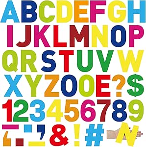 Amazon.com: 184 Pcs Large Vinyl Letter Stickers 6 Inch Big Alphabet ...