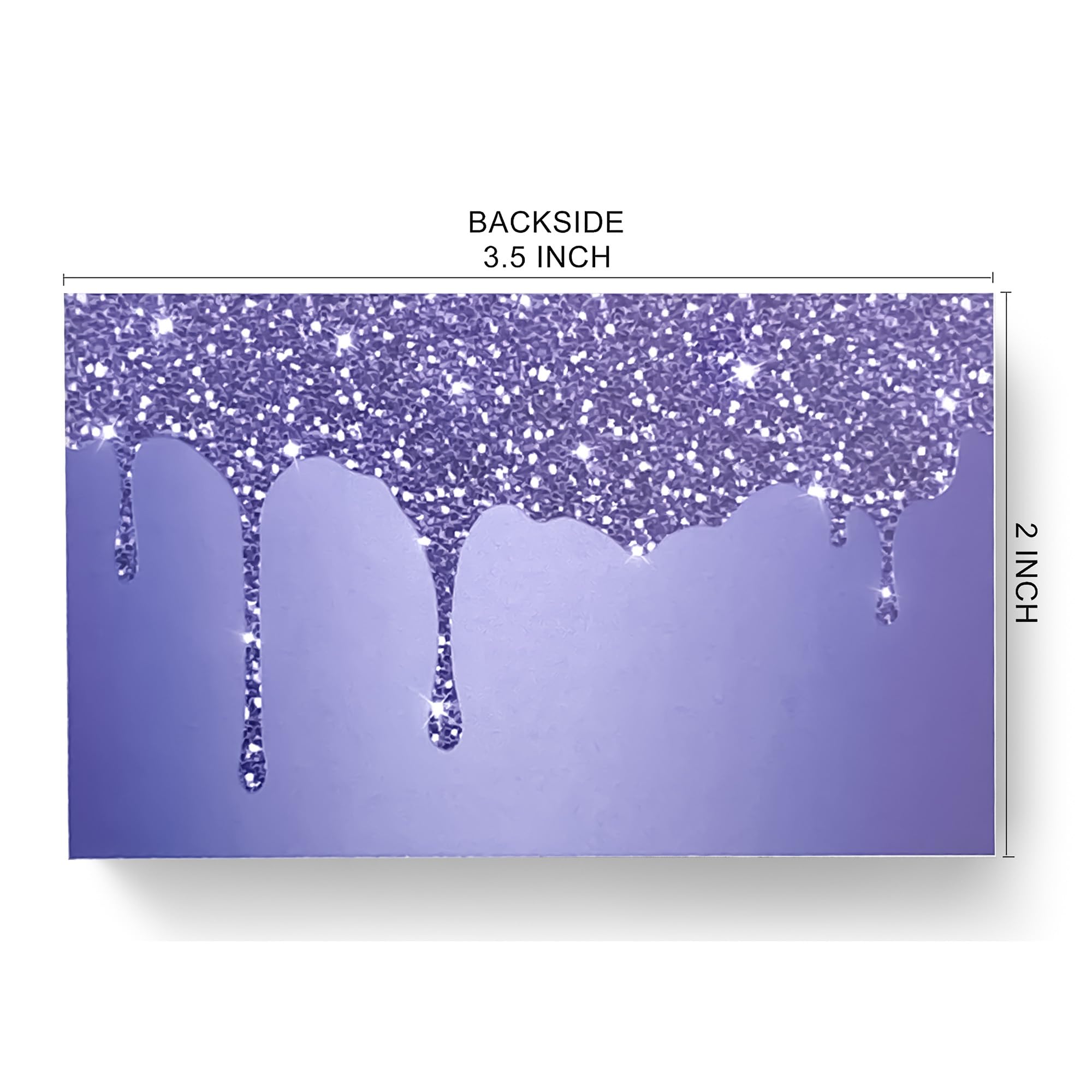 Snapklik.com : Glitter 2x3.5 Inch Appointment Reminder Cards Pack Of 100