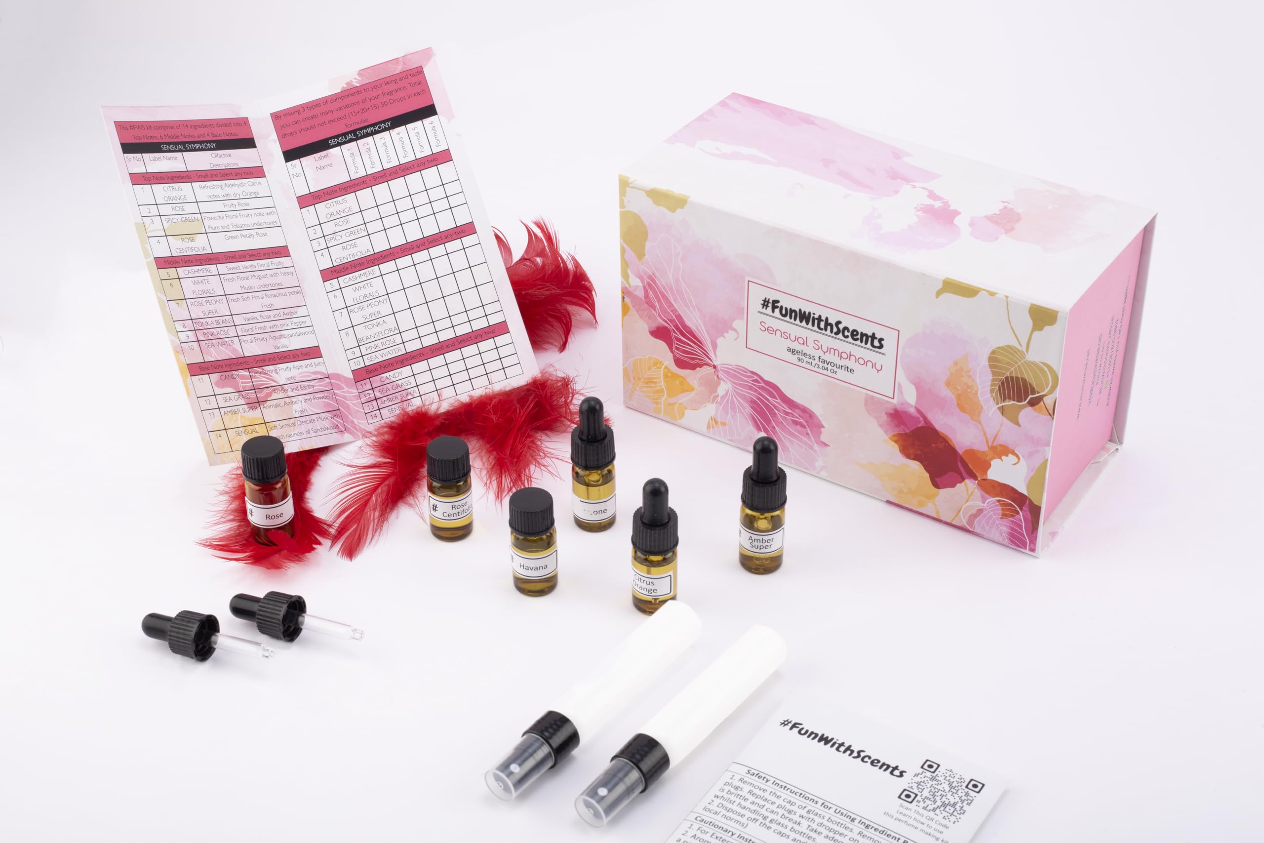 SENSUAL SYMPHONY Perfume Making Kit powered by Aromaverse. Includes ...