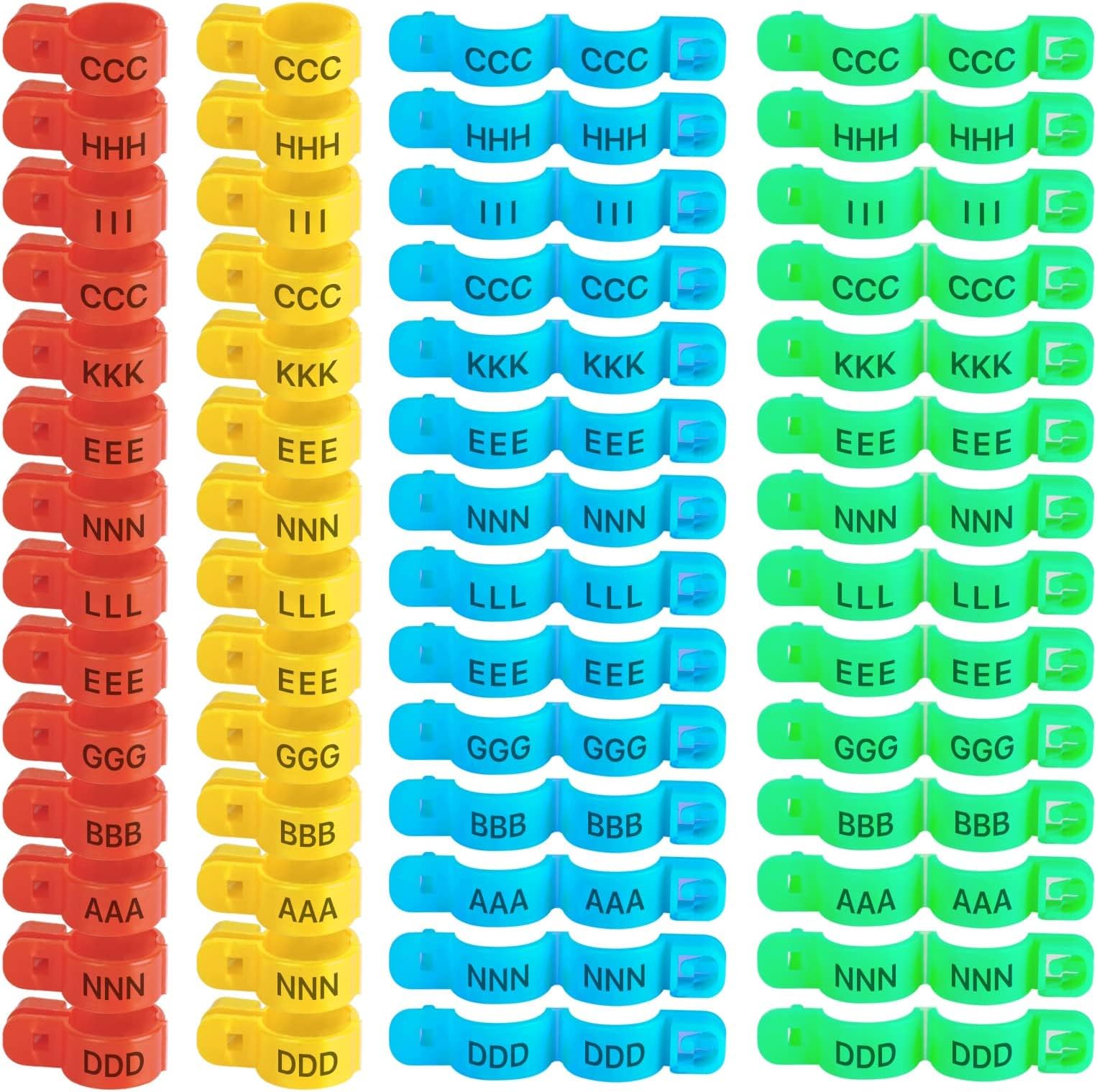 Amazon.com: OFCOX Chicken Leg Bands, Chicken Tags for Legs, Leg Bands ...