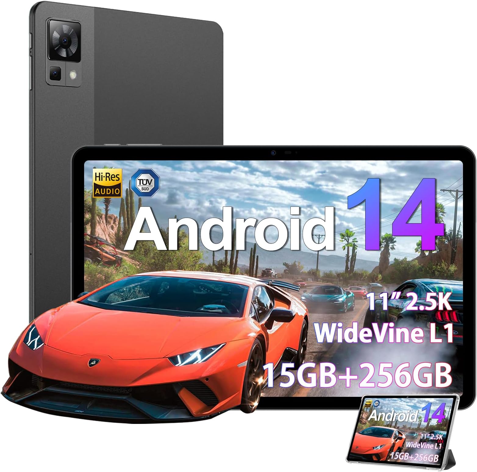 DOOGEE T40 Pro Tablet 12 Pulgadas 20GB RAM + 512GB ROM (2TB TF), 2.4K ...