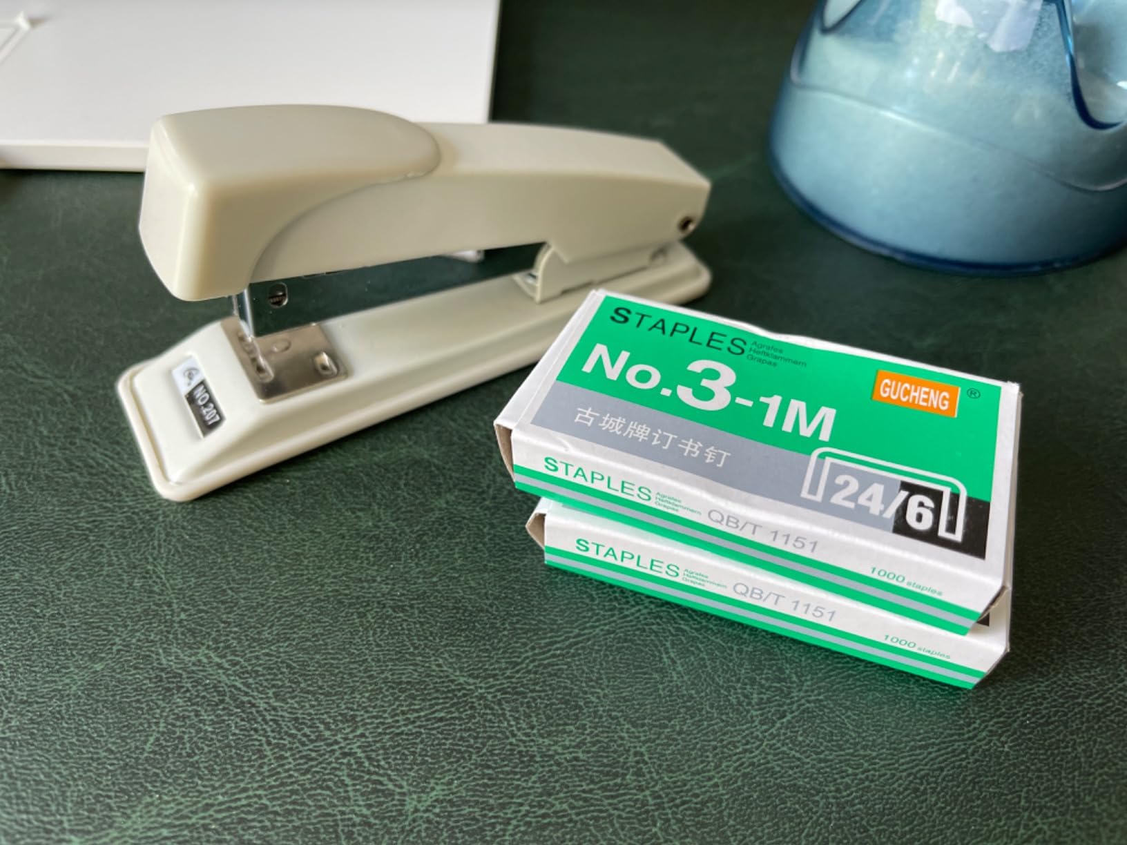 Stapler and Staples Set,Stapler of Metal Construction,Strong, Durable ...