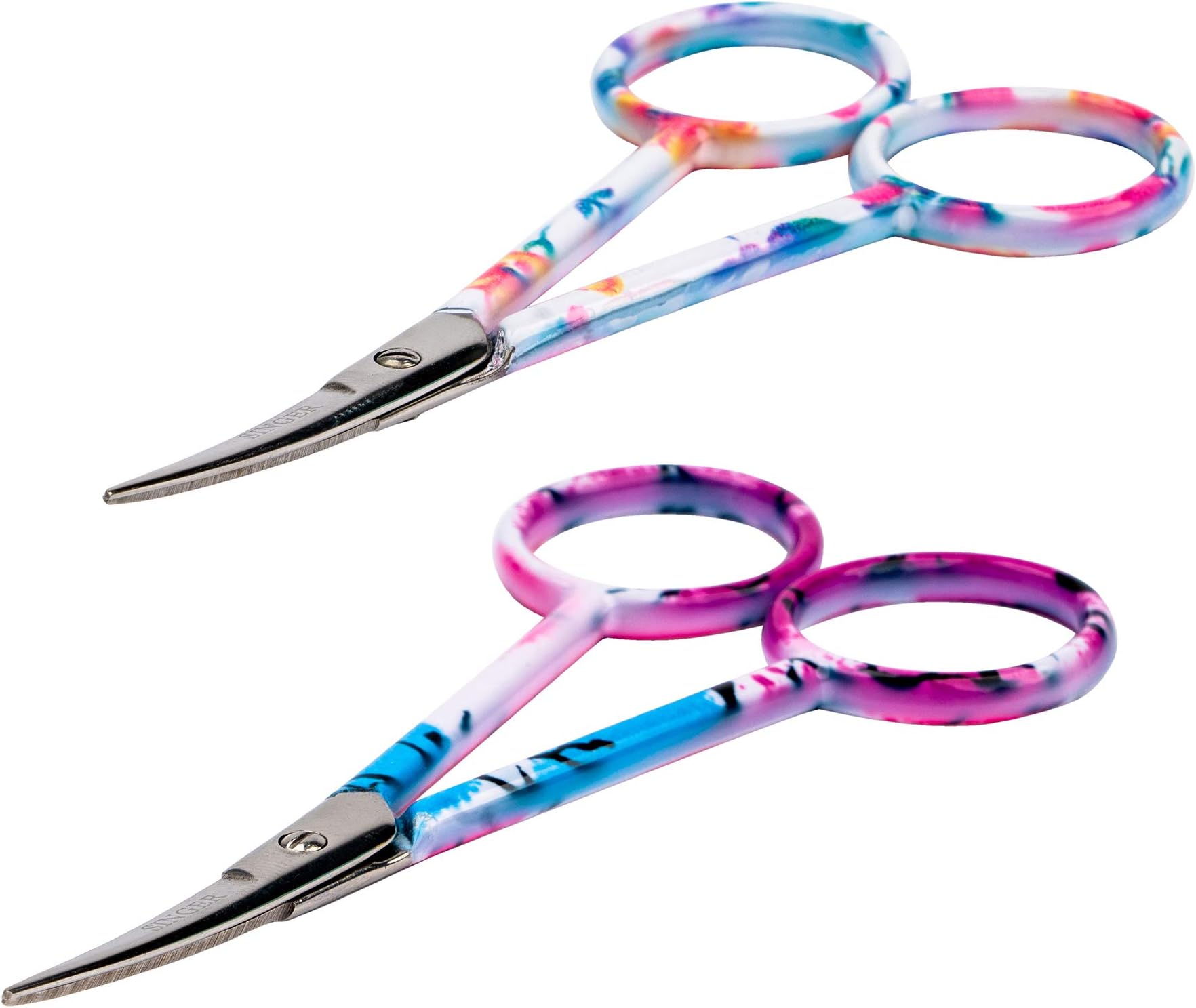 Amazon.com : Threadnanny Embroidery Scissors Curved Pointed Tip Sharp ...